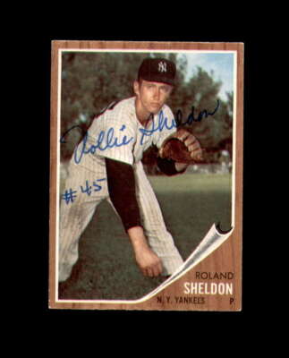 Roland Sheldon Signed 1962 Topps New York Yankees Autograph | eBay