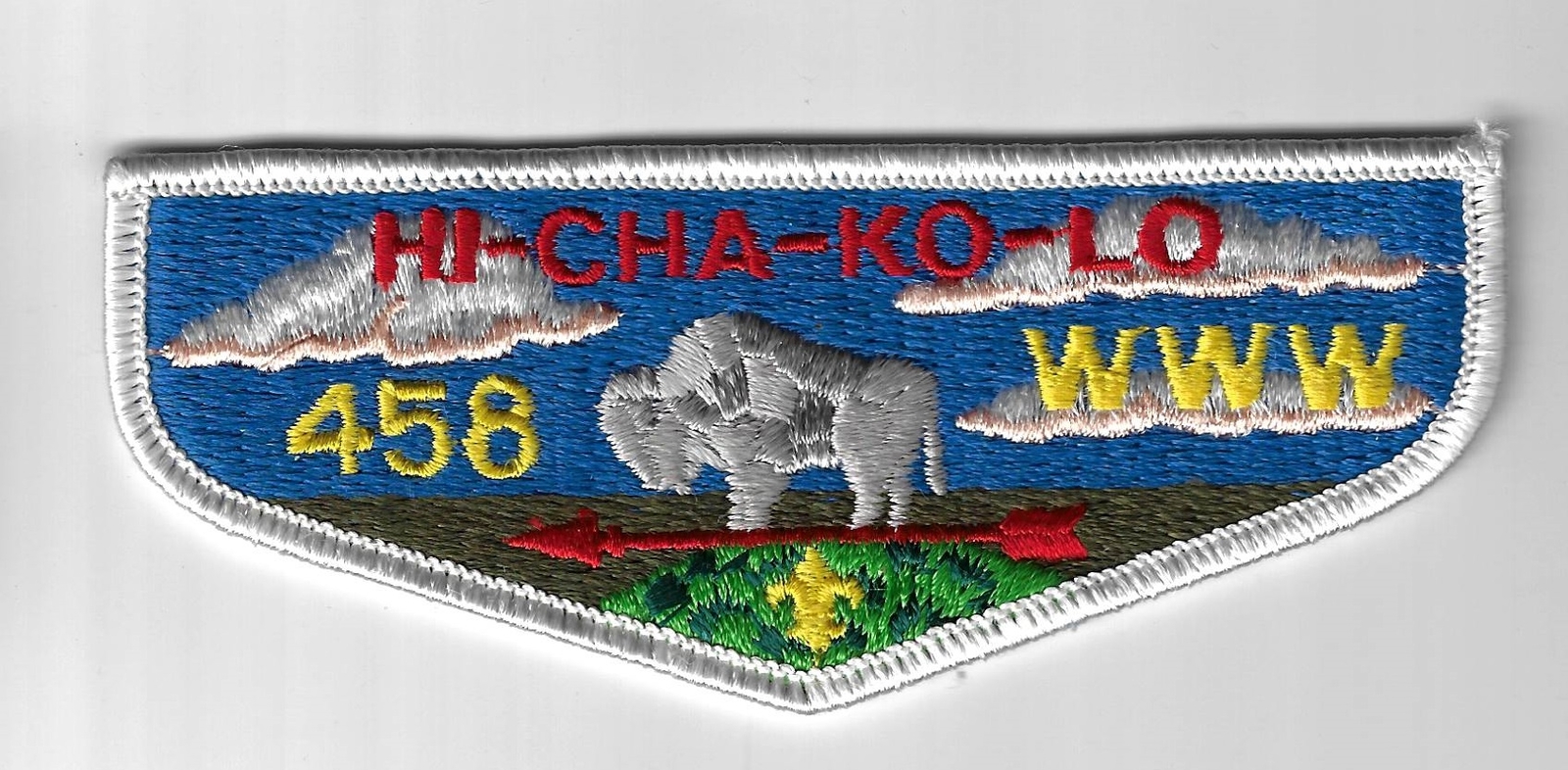 OA 458 Hi-Cha-Ko-Lo WWW Flap WHT Bdr. Quivira, Kansas [MK-3775] | eBay