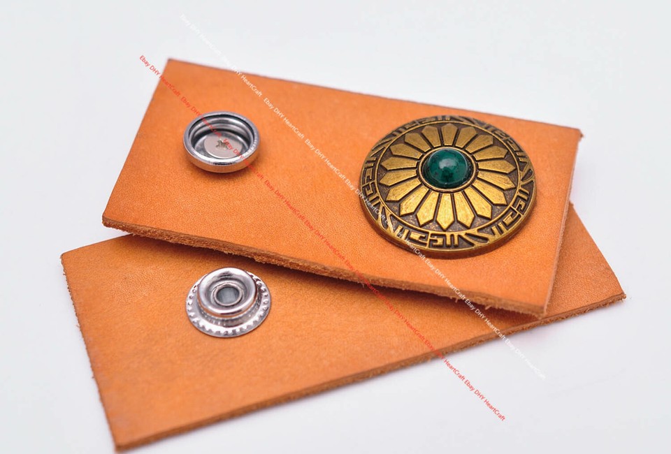 10X Brass Sun Flower Leathercraft Turquoise Concho Snap Button ...