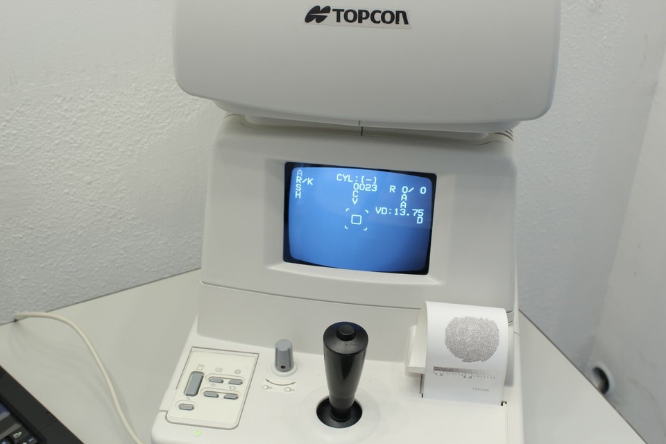 Topcon KR 8000PA Autorefractor Autokeratometer Topography Laptop wColor ...