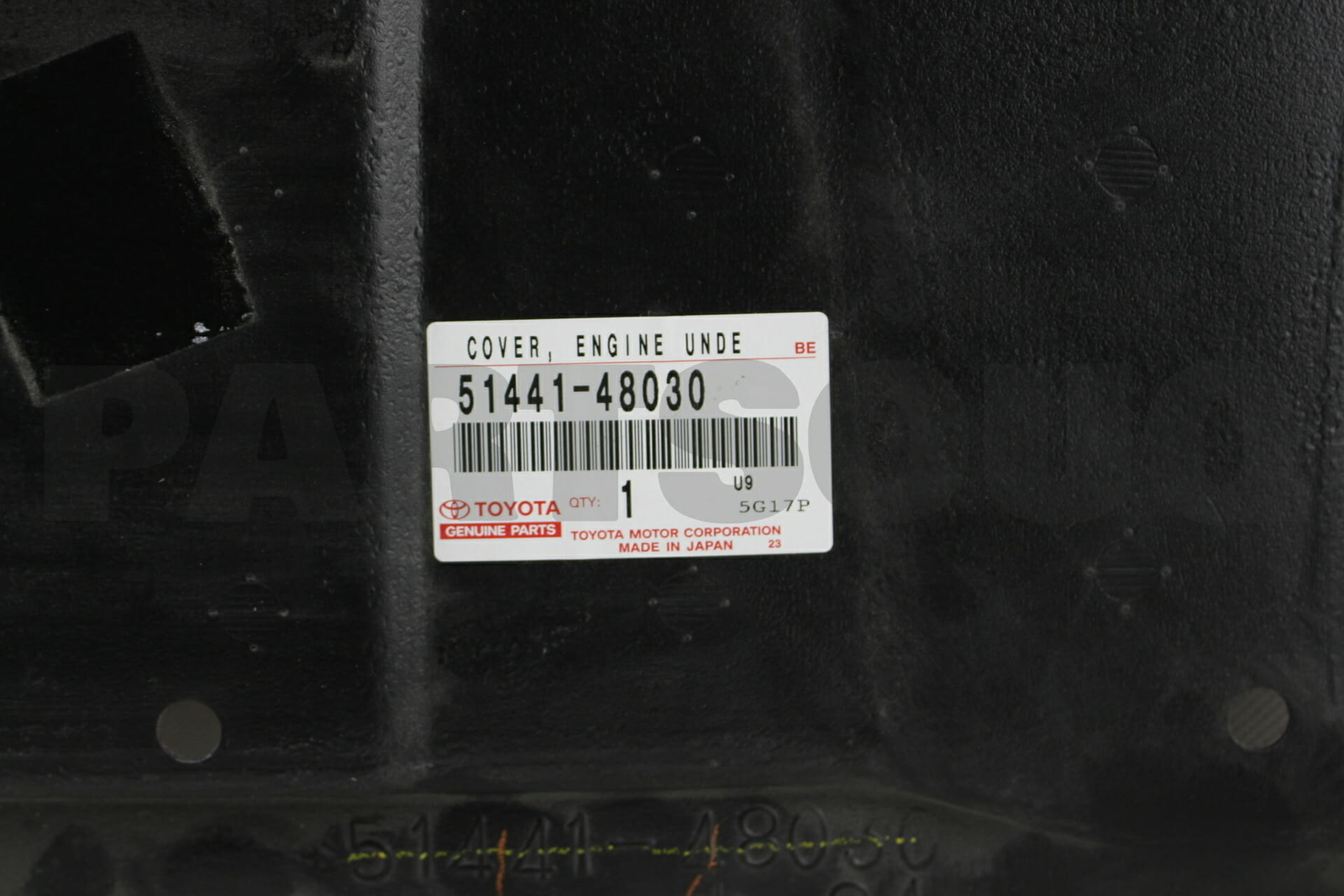 5144148030 Genuine Toyota COVER, ENGINE UNDER, NO.1 51441-48030 | eBay