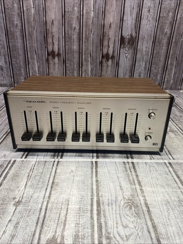 Realistic Model #31-1987 Stereo Frequency Equalizer 5 Band Vintage EQ ...