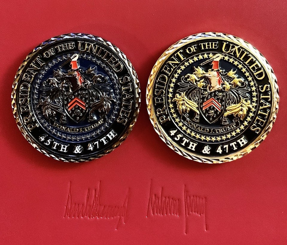 Authentic & Official President Trump 2nd Term Black & Gold POTUS ...