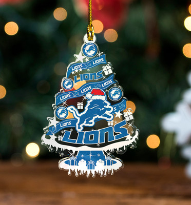 detroit lions Christmas Ornament, christmas gift, fan gift, holiday ...