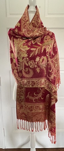 COLLECTION EIGHTEEN Women's Scarf Wrap Shawl Pink 78"x 22" Acrylic ...