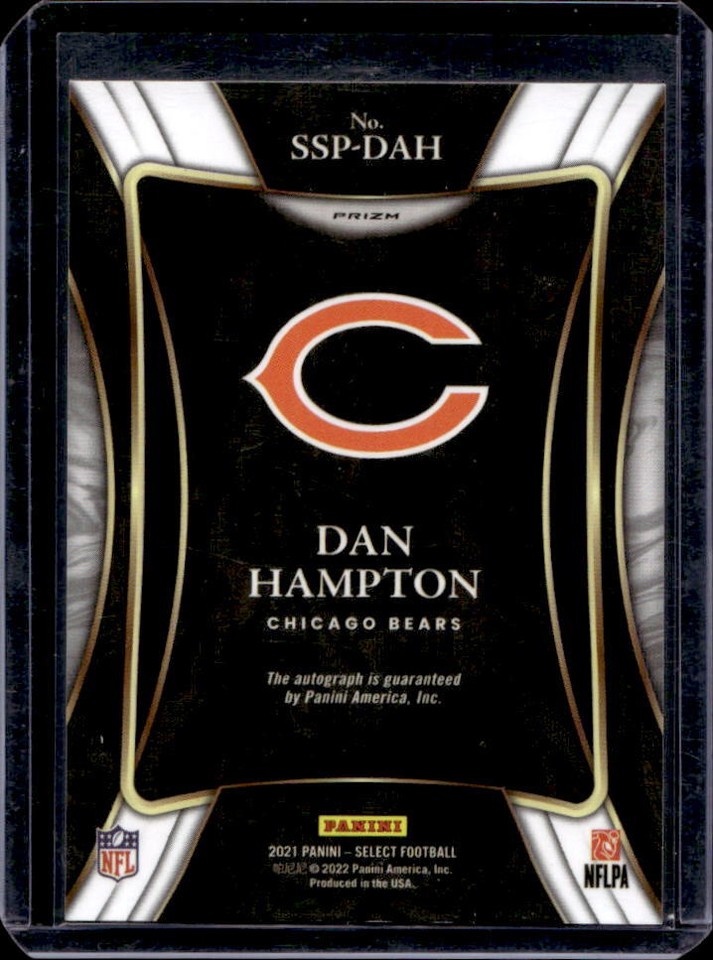 2021 Select Dan Hampton Signatures Prizm Auto #SSP-DAH Bears | eBay