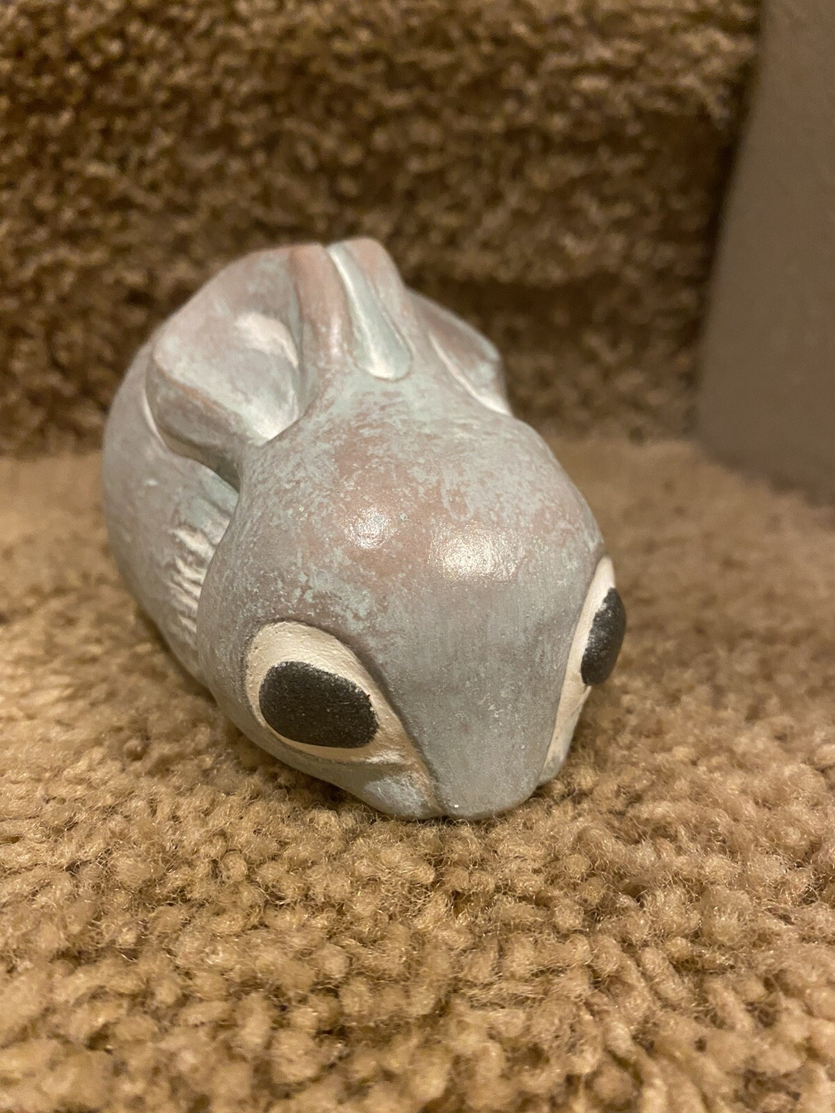 Isabel Bloom Blue Grey Bunny Rabbit Garden Art Sculpture Statue ...