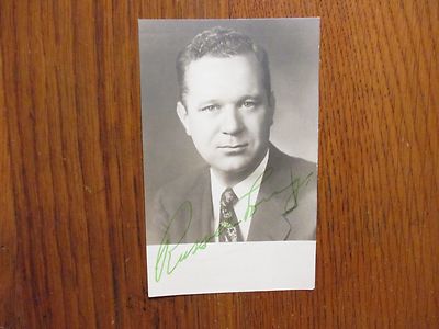 RUSSELL LONG(Died-2003)Louisiana Senator-Signed 3" x 5" Black and White ...