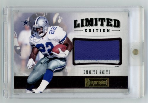 2012 Panini Playbook Limited Edition Emmitt Smith Game Used Prime Patch ...