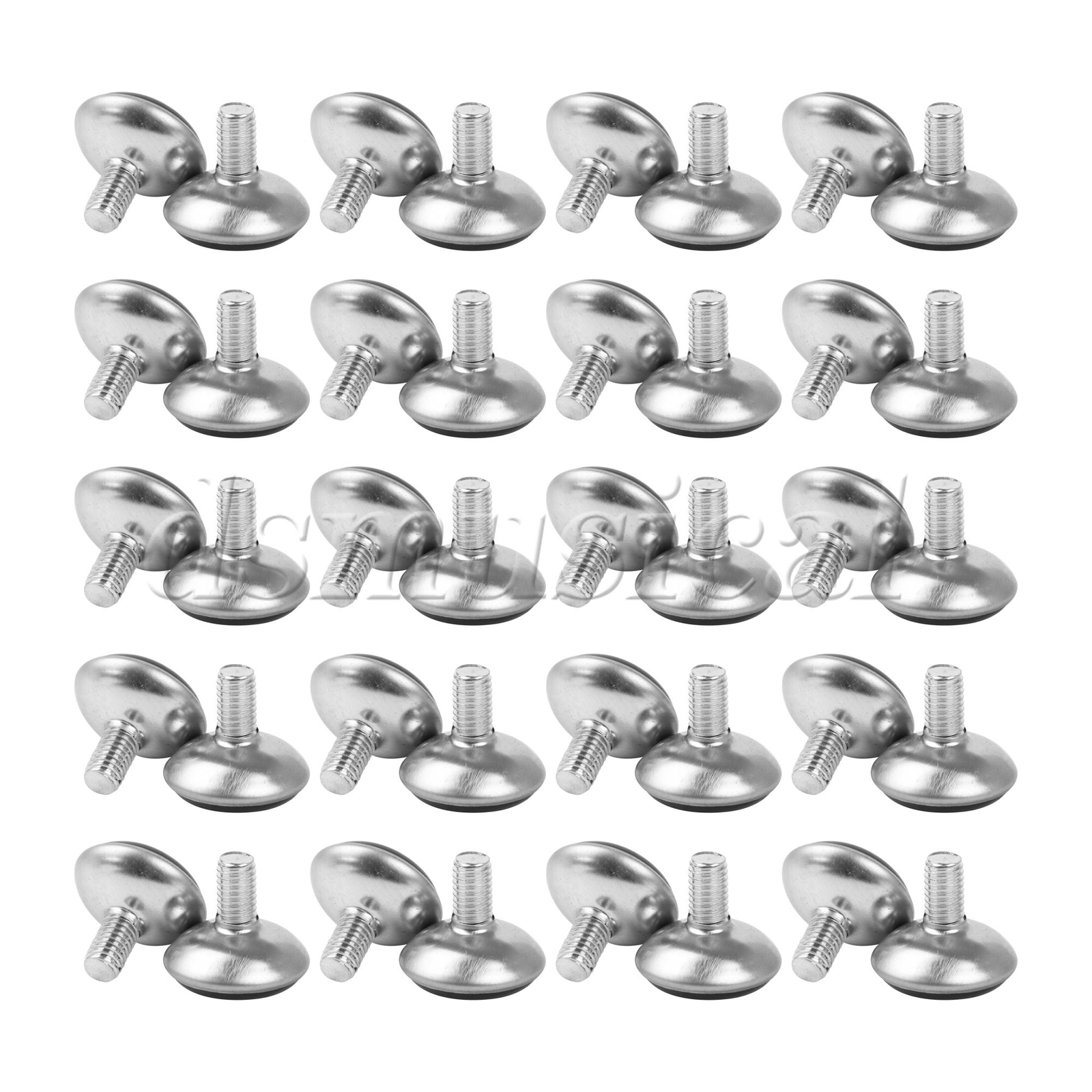 40 Pcs Metal Adjustable Furniture Levelers Legs 8mm for Table Chairs | eBay