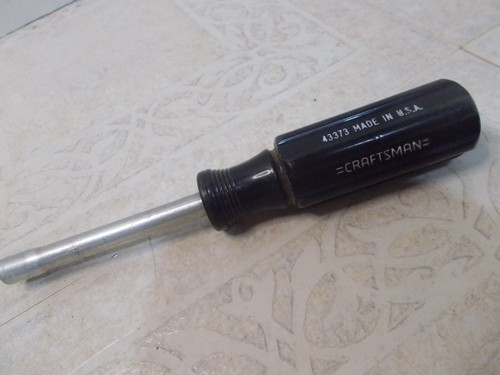 Craftsman 1/4" Black Hex Magnetic Bit Holder Spinner Handle 43373 USA ...