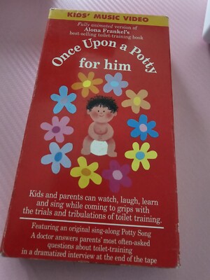 Alona Frankel's Once Upon a Potty For Him (VHS Used Case has wear ...