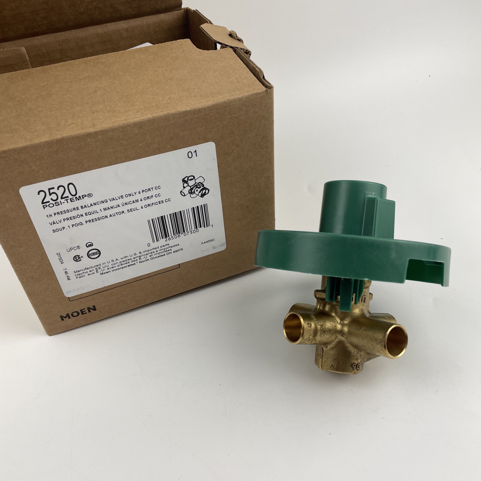 Moen 2520 Posi-Temp Single Handle Valve 26508073001 | eBay