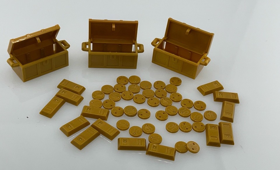 Lego Lot of 60 Gold pieces Coins Ingots bars treasure chests | eBay