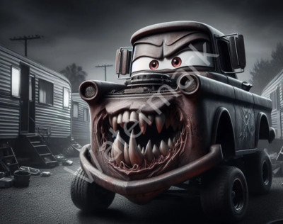 Scary Mater Cars, 20 oz tumbler, Optional Bluetooth speaker Q1171 | eBay