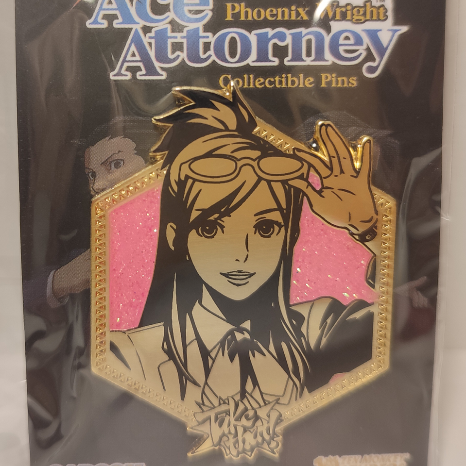 Phoenix Wright Ace Attorney Collectible Limited Edition Enamel Pins Lot ...