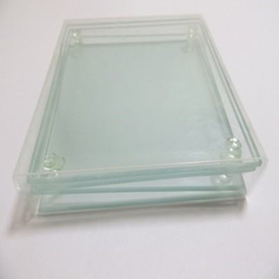 56Sets X 4Pcs Plain Transparent Square Glass Coaster Frosted | eBay