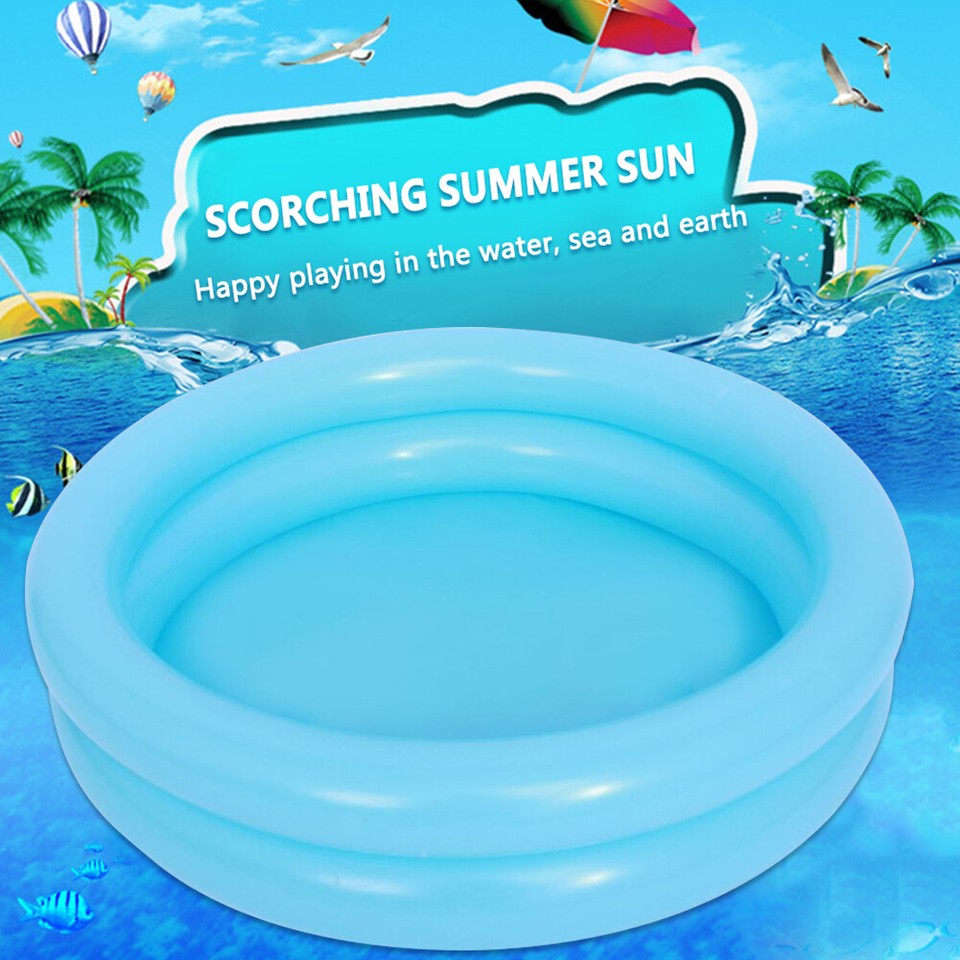 Inflatable Swimming Pool Kids Outdoors Toys Round Garden Paddling for 0 ...
