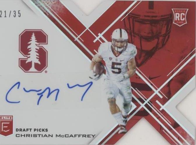 2017 Panini Elite Draft Picks - Draft Picks Christian McCaffrey #118 ...