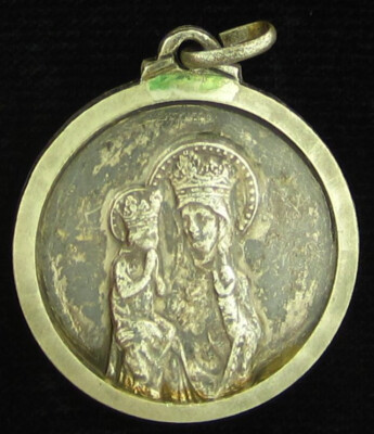 Vintage Saint Anne Beaupre Medal Religious Holy Catholic Virgin Mary ...