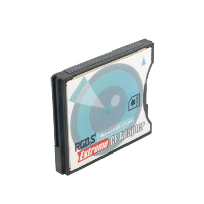 EXTREME SD SDHC SDXC TO CF TYPE II COMPACT FLASH MEMORY CARD ADAPTER ...