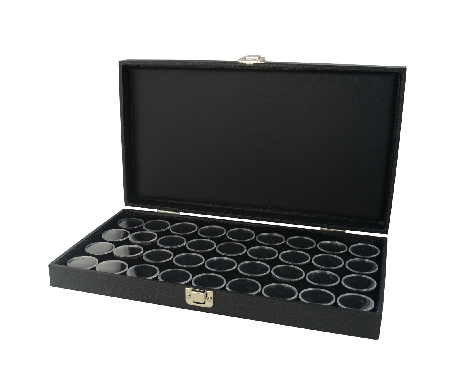 Jewellers Black Display Case with Gem Pot Insert - Jewellery Storage ...