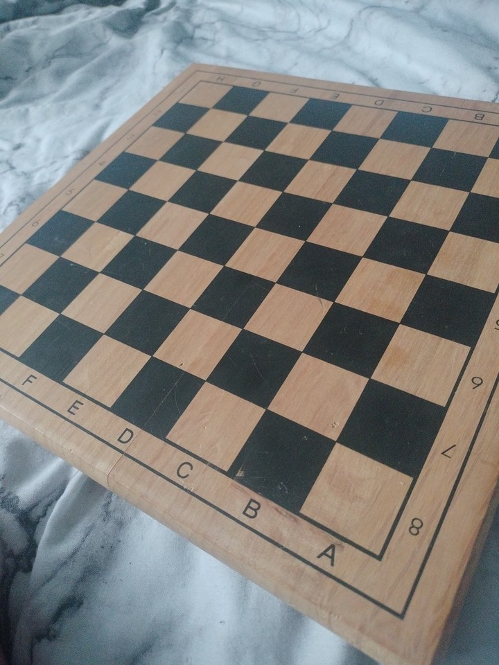 Wooden Chess Board Game With Wooden And Plastic Pieces | eBay UK