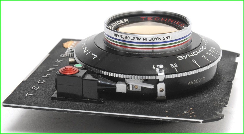 Voigtlander Technika Apo-Lanthar 4.5/15cm lens Linhof Synchro-Compur | eBay