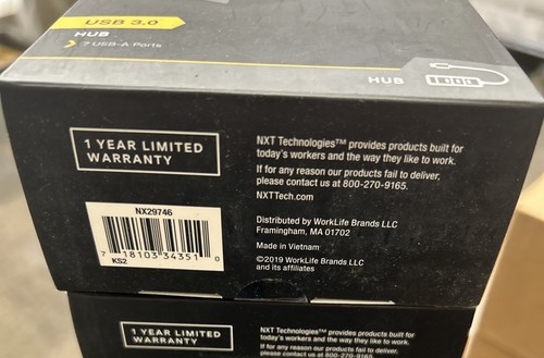 NXT Technologies USB 3.0 Charging HUB 7 USB-A Ports NX29746 - NEW ...