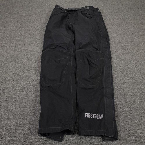 Firstgear Overpants Mens 32x30 Black Shelltex Motorcycle Armor ...