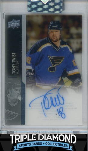 2021-22 UD Clear Cut Tony Twist Autograph Auto Z376 | eBay