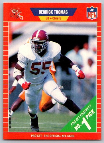 1989 Pro Set #498 Derrick Thomas Kansas City Chiefs | eBay