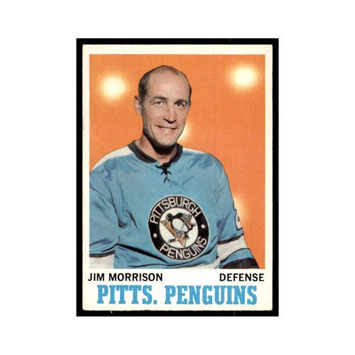 1970 Topps Jim Morrison Pittsburgh Penguins #90 | eBay
