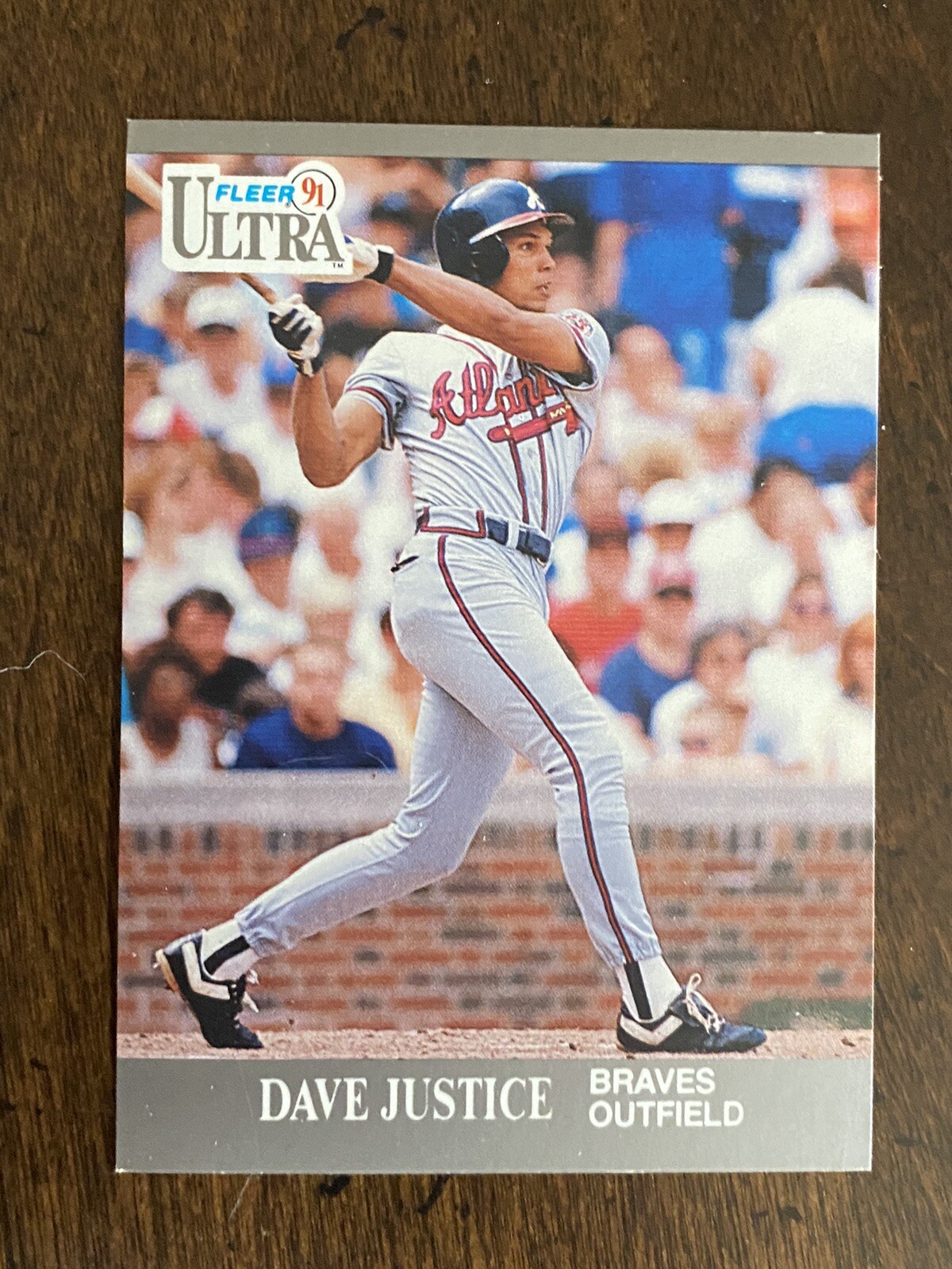1991 Fleer Ultra David Justice Baseball Card #7 | eBay