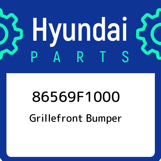86569F1000 Hyundai Grillefront Bumper 86569F1000 Genuine OEM Part for ...
