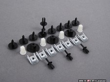 Genuine BMW - Rear Fender Liner Hardware Kit - 63171367868X5KIT for ...