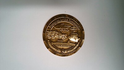 CHALLENGE COIN DEFENSE LOGISTICS AGENCY LAND AND MARITIME PRESENTED BY ...