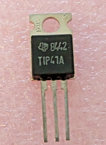 1pcs TIP47A NPN POWER TRANSISTOR 1A 250 V 40W 10 MHz TO220 Texas ...