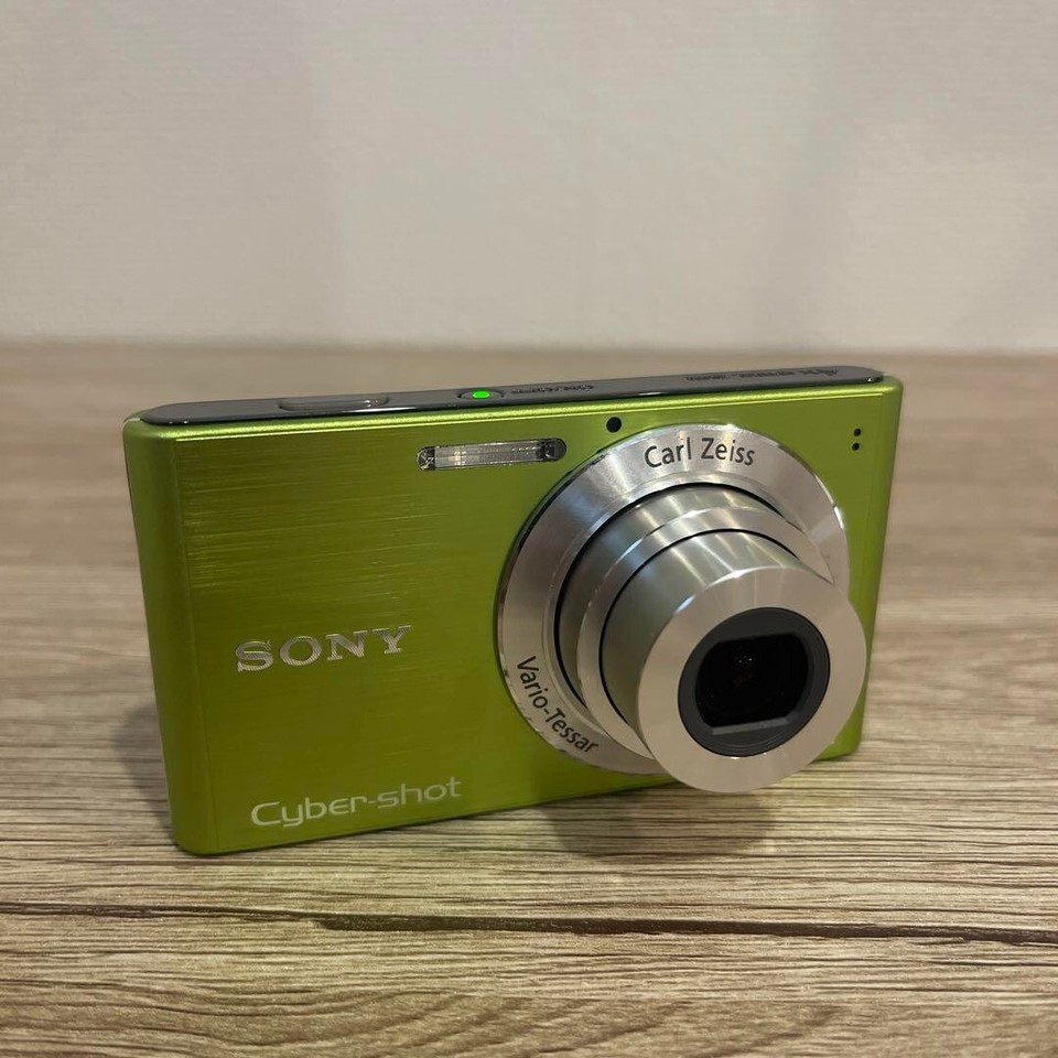Sony Cyber Shot DSC-W320 Green Digital Camera 14.1MP 4x Zoom Japanese ...