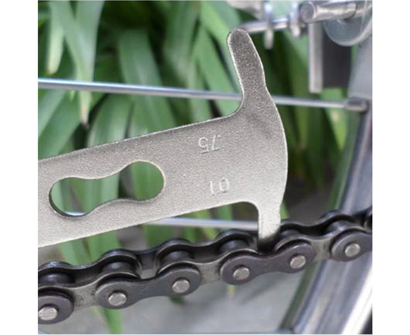 Mountain Road Bike Bicycle Chain Wear Indicator Checker Gauge ...