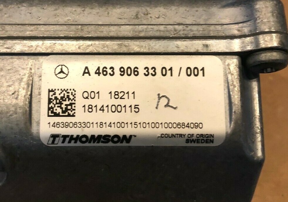 2016 2017 2018 MERCEDES G550 ACTUATOR, PART# 4639063301, GENUINE OEM | eBay