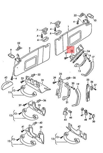 Genuine Securing Bracket Right Right Lhd VW 7H0858150A | eBay