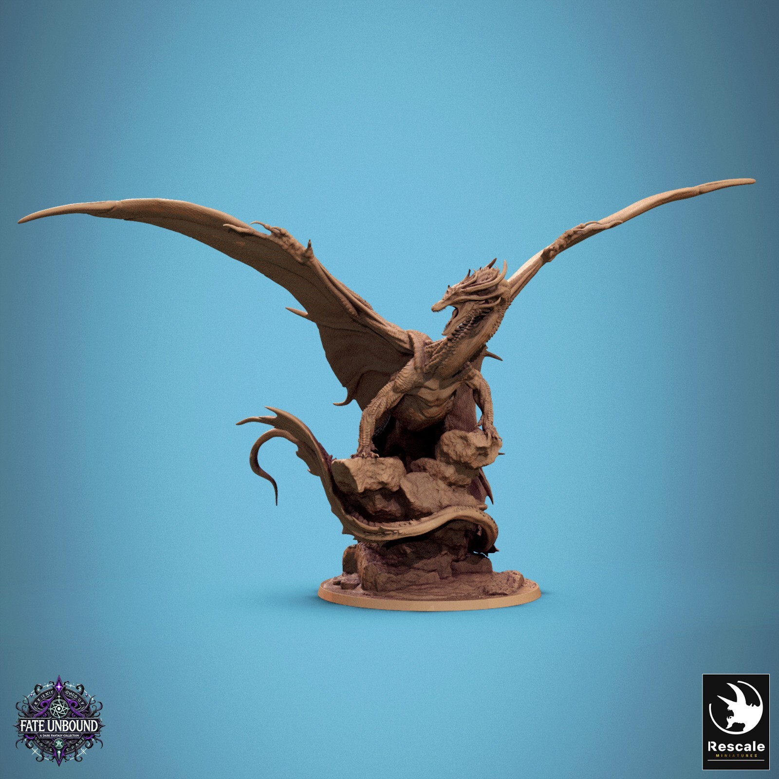 Copper Dragon by Rescale Miniatures | D&D | DnD | Pathfinder | Print on ...
