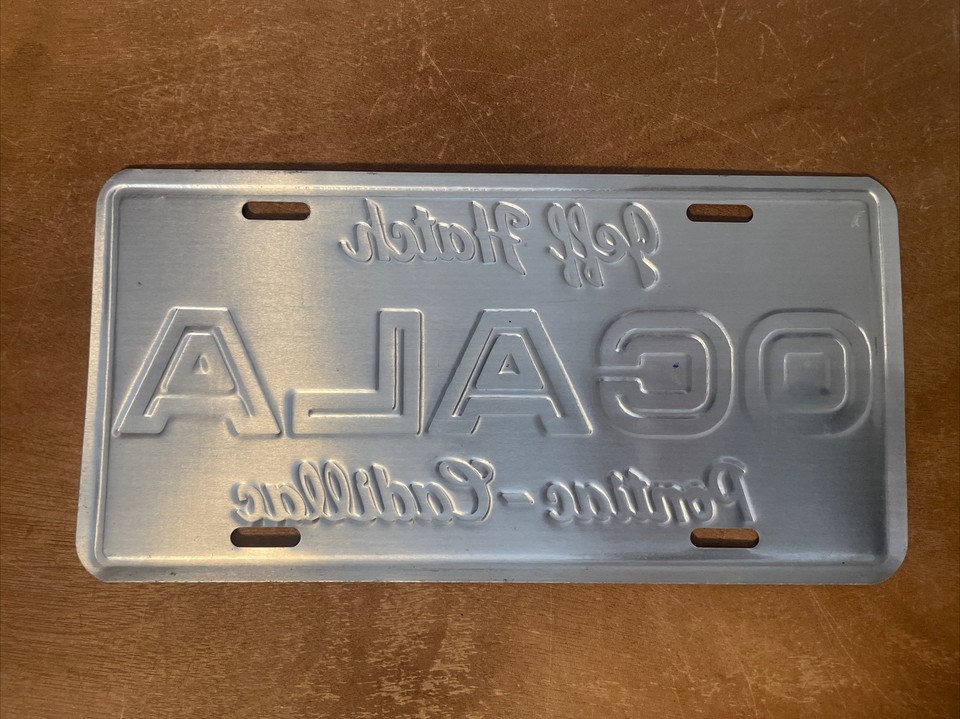 Jeff Hatch Pontiac Cadillac Ocala Florida License Plate Booster ...