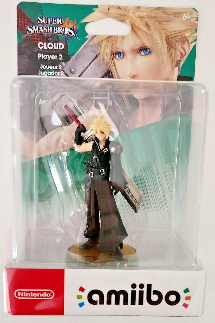 amiibo Cloud 2P Fighter Super Smash Bros. Series Figure Brand New