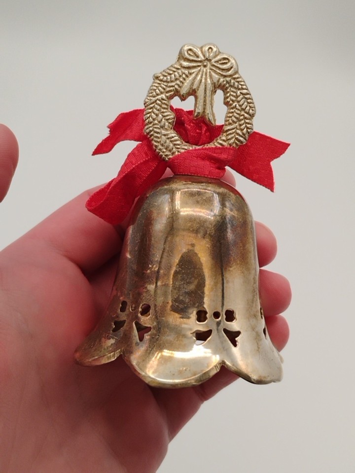 VTG 1993-1997 International Silver, Silver Plated Christmas Hand Bells ...