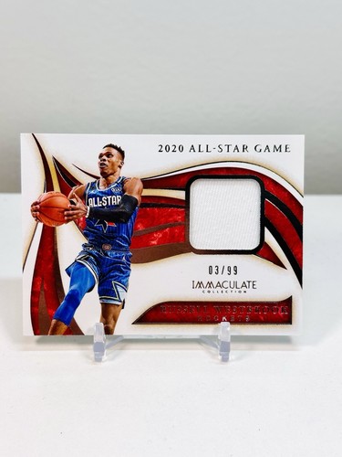 2019 Panini Immaculate Special Event Memorabilia /99 Russell Westbrook ...