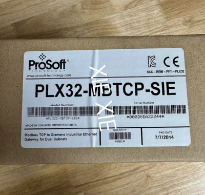 Prosoft PLX32-MBTCP-SIE Brand new Communication module shipping Via ...