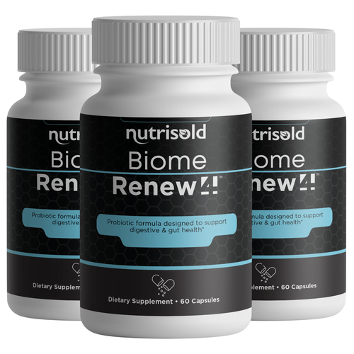 Biome Renew 4 Support Digestive & Gut Health 3 Bottles 180 Capsules | eBay