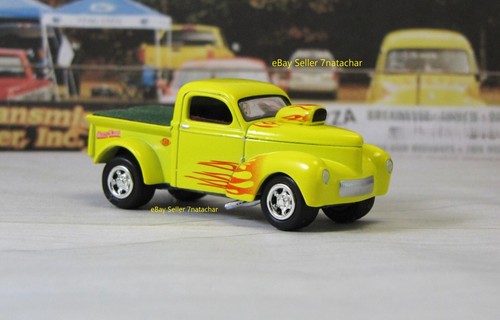 Willys Truck Gasser Drag Racing 1940 - 1942 Hot Mag Wheels 1/64 Scale E ...